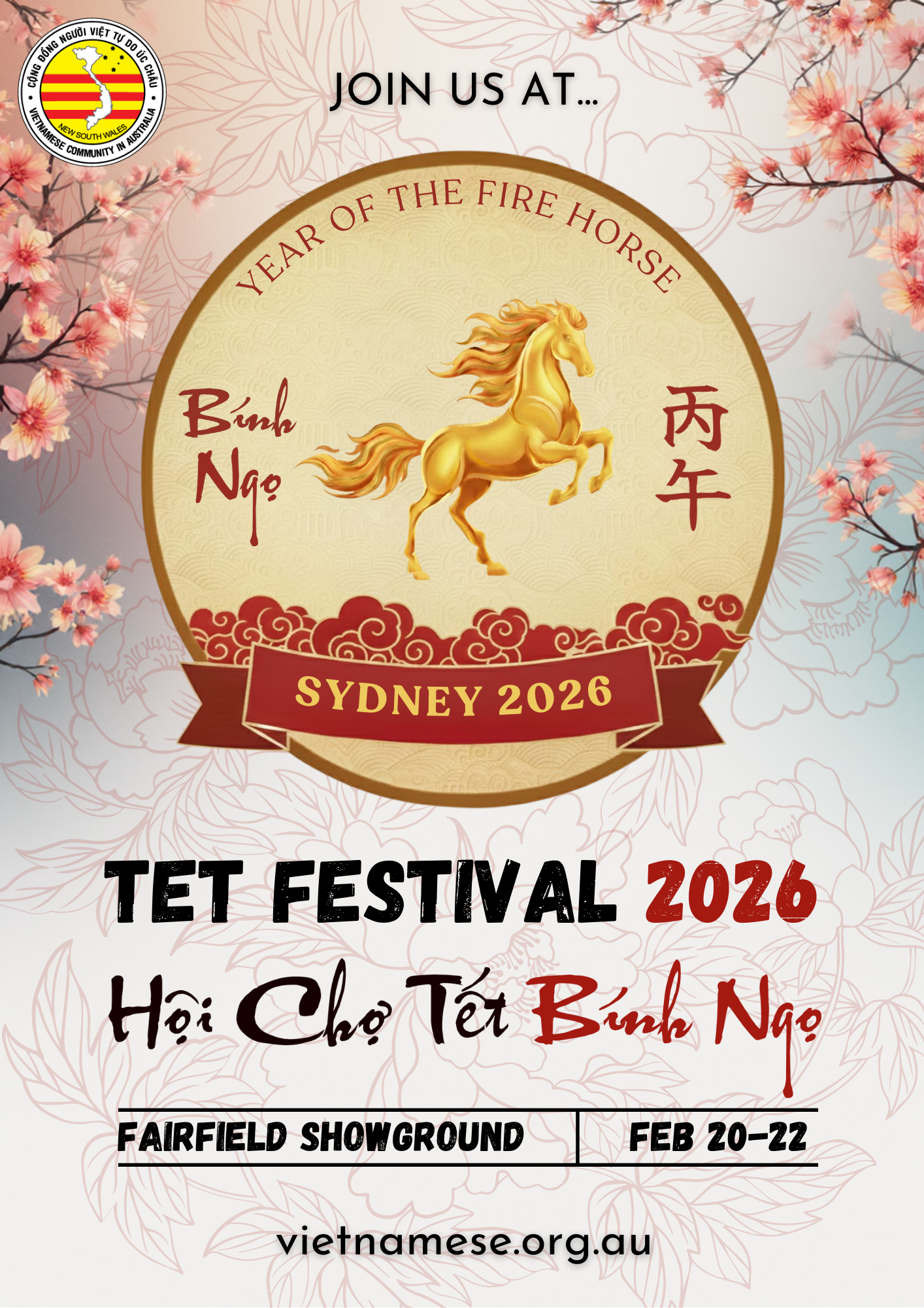 Tet Festival 2026 – Vietnamese Community in Australia – NSW Chapter